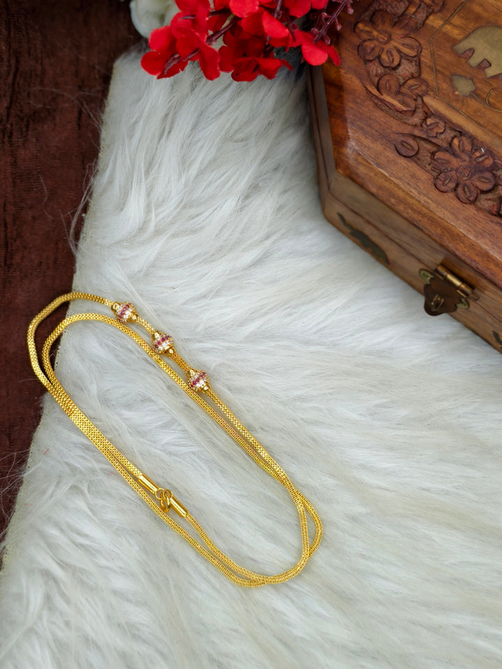 Mugappu chain – Sindhu Gold Covering